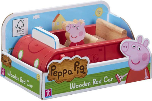 PEPPA PIG WOODEN RED CAR | Next Chapter Ltd.