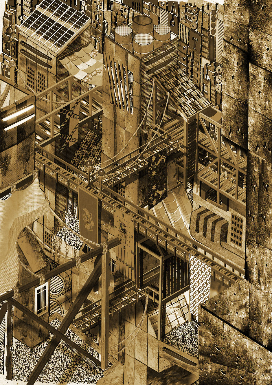 Postmodernism @ archinode.net reaction against Modernism fragmentation