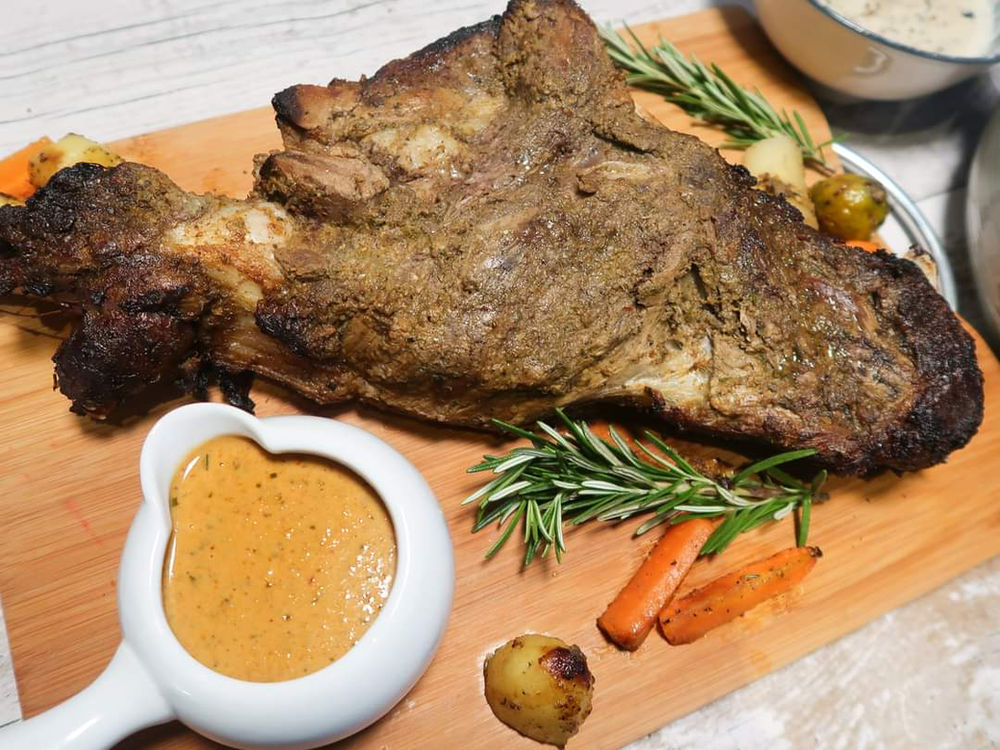 Spicy Mutton Leg Roast