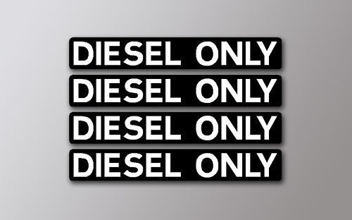 Diesel/Unleaded Stickers