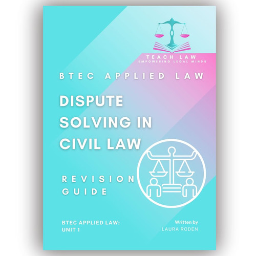 BTEC Applied Law Unit 1 Revision Guide | Teach Law