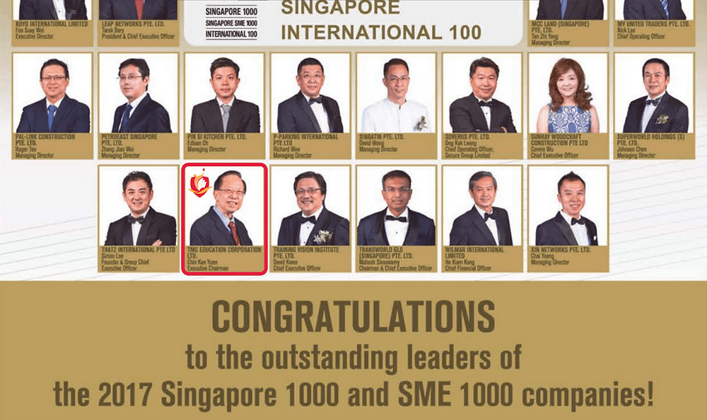 As seen in The Business Times: TMC Education Corporation receives 2017 ...