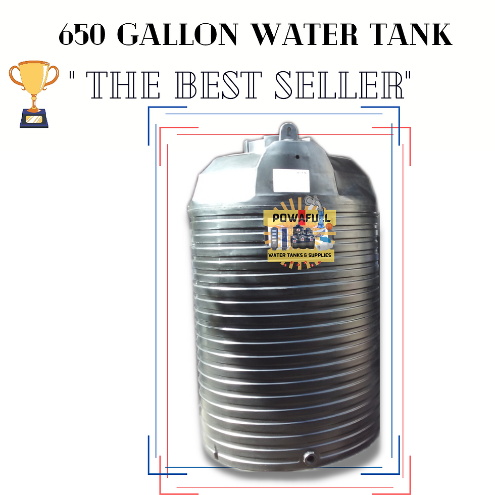 650 Gallon Water Tank | Powafull Water Tanks