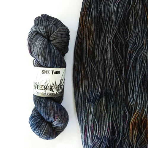 Sock Yarn: Graphite | Wren & Ollie