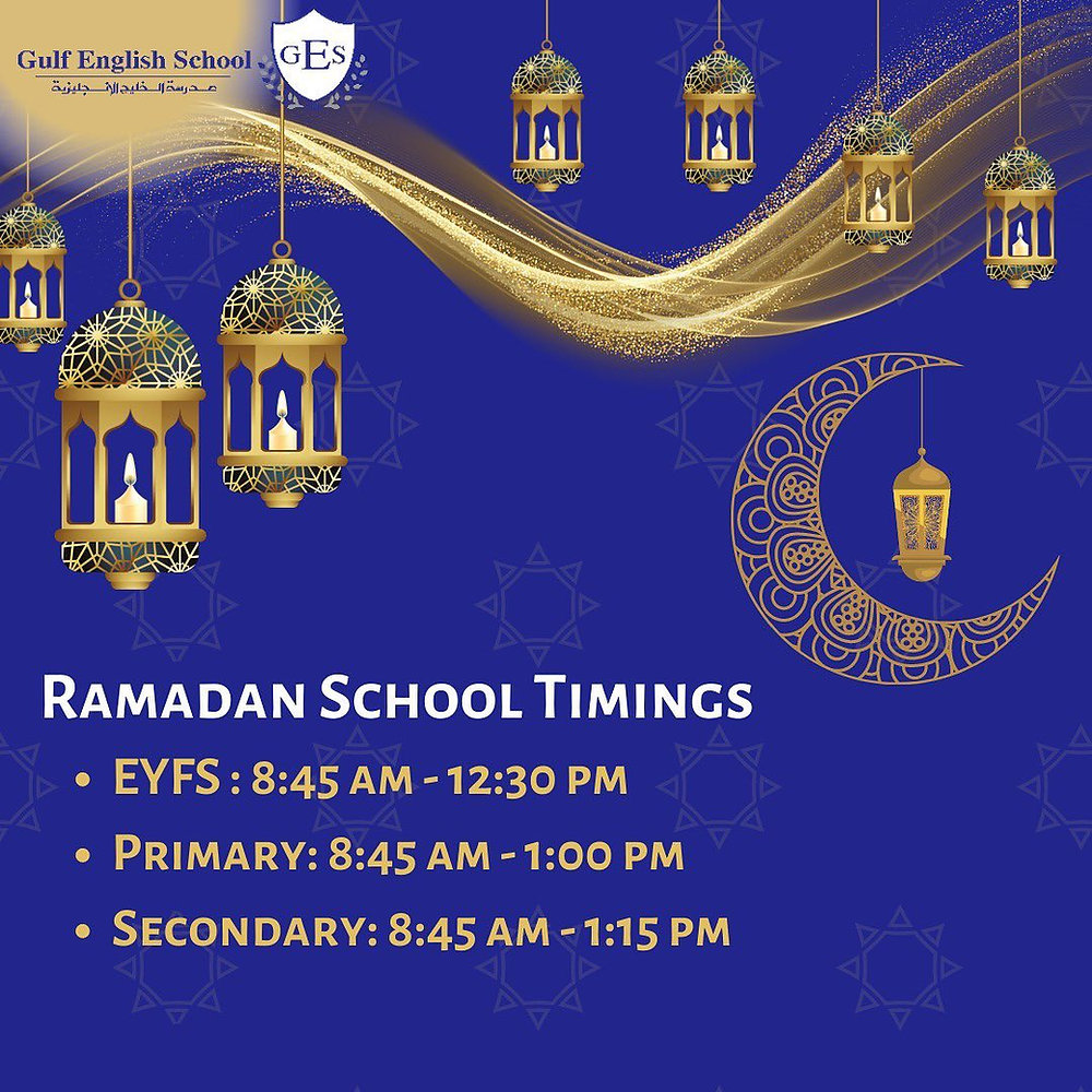 Ramadan School Timing