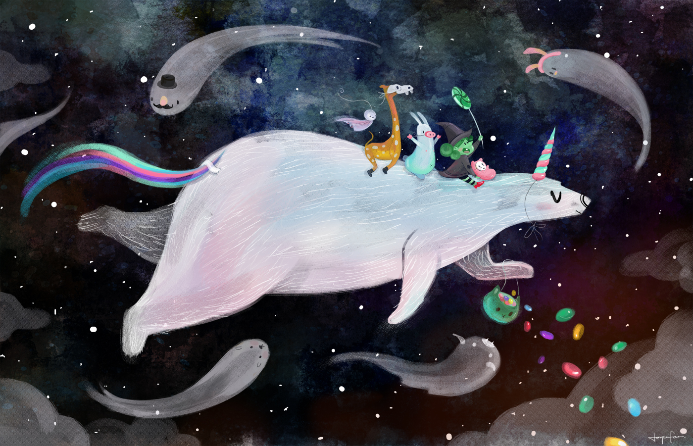 Joyce Fan - Illustration & 3d Modeling