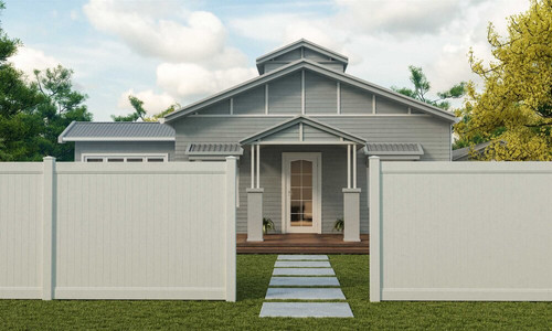 Hamptons Full Privacy PVC Fencing Panels Plus Accessories | TFB Centre