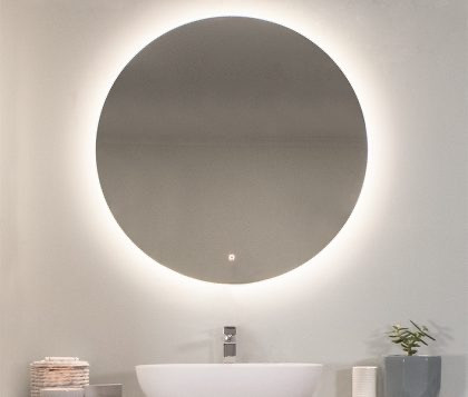 REFLEKTA ROUND LED PENCIL EDGE MIRROR 800MM | TFB Centre