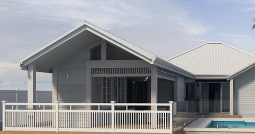 Hamptons PVC Semi Privacy Fencing | TFB Centre