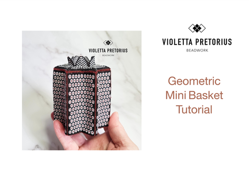 Geometric Mini Basket Tutorial | Violetta Pretorius