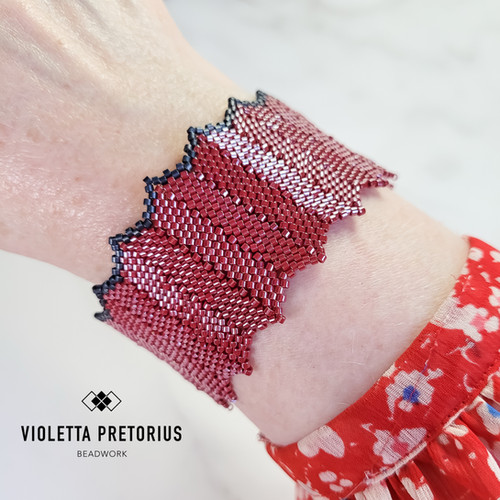 Mini Rick Rack 2-1-1 in Cadillac Red | Violetta Pretorius