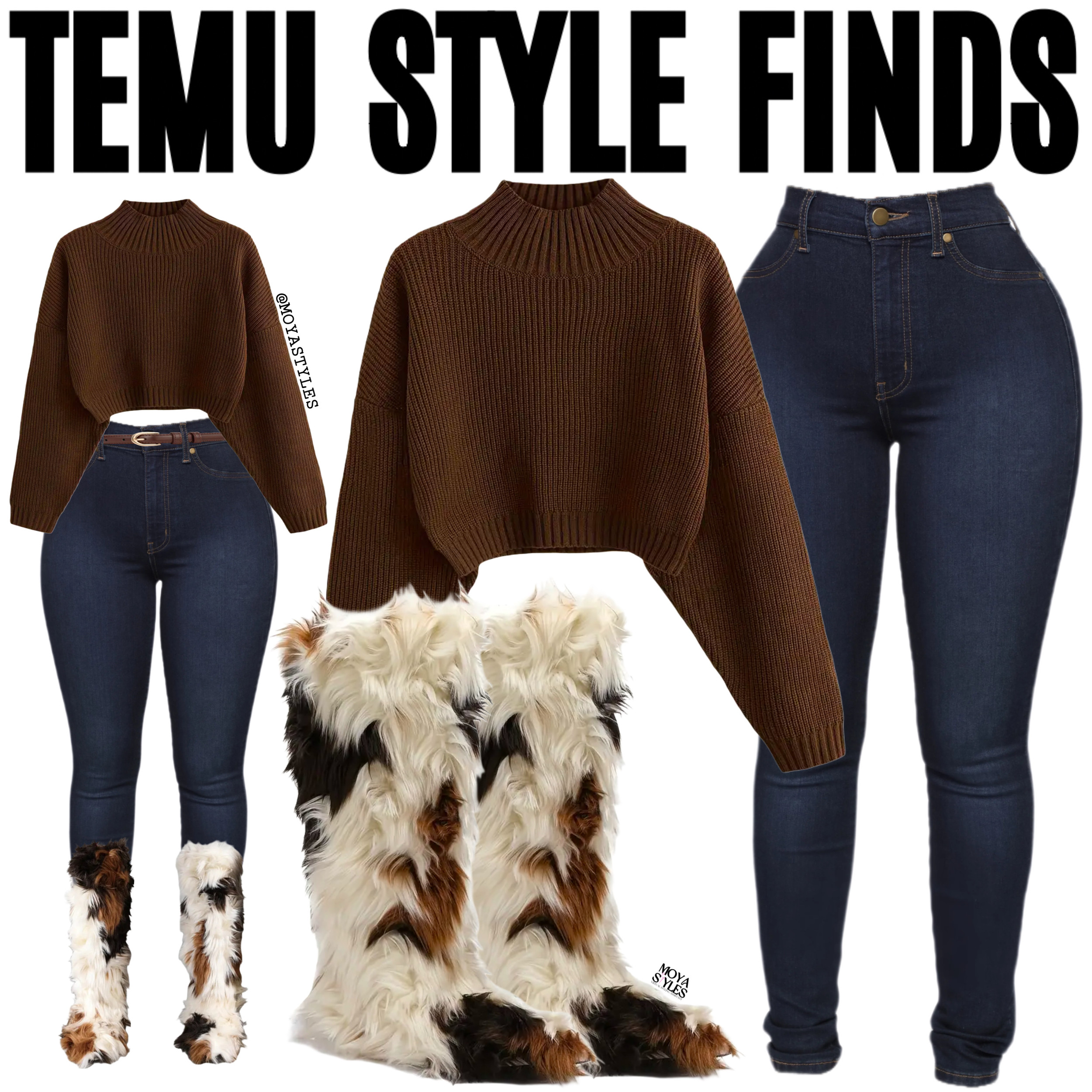 TEMU STYLE FINDS: FURRY BOOTS