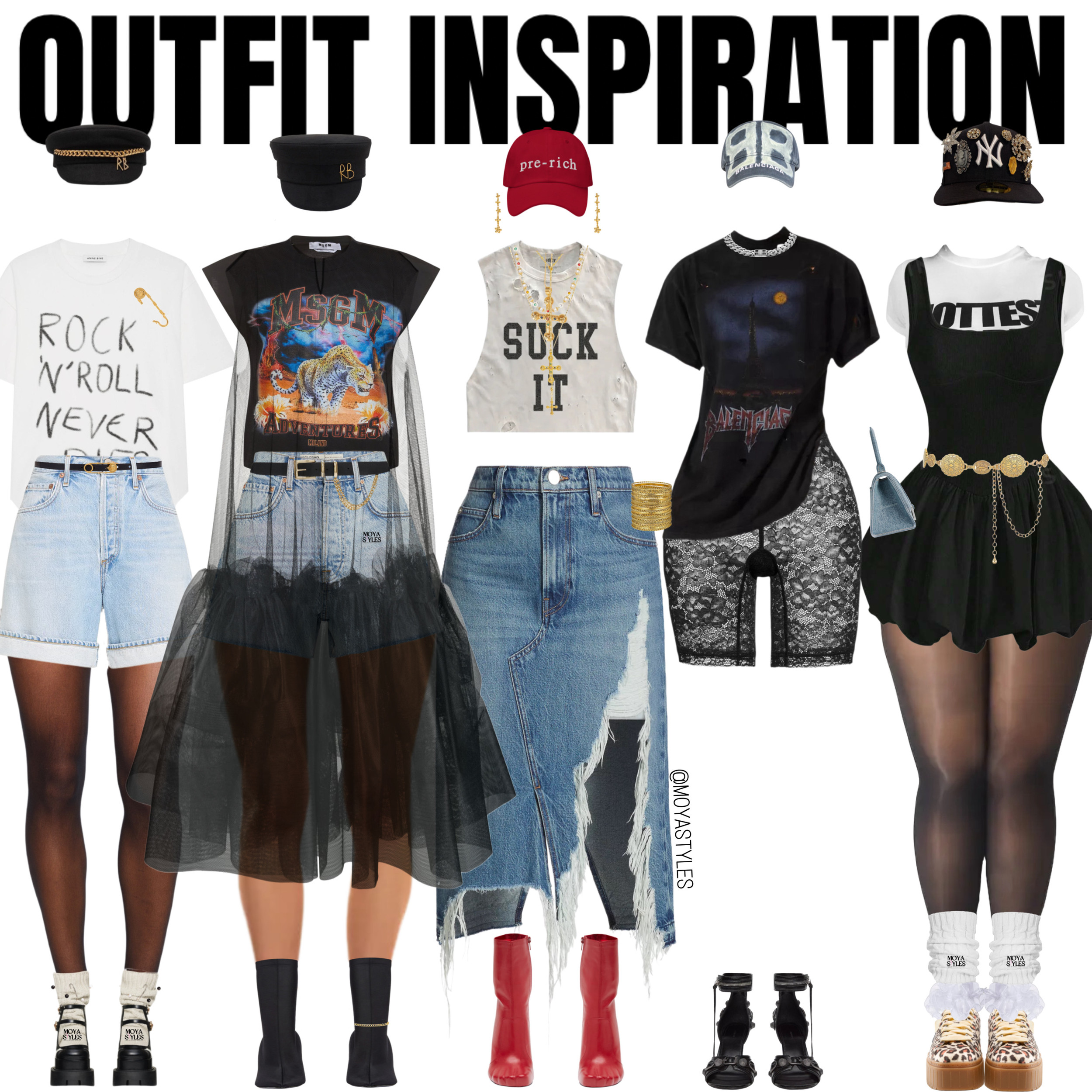 EDGY STREET STYLE OUTFIT IDEAS FOR 2024: BOLD AND TRENDY LOOKS