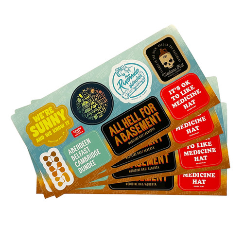 Edison Flat Sticker Sheet - EFA002 | Edison Flat