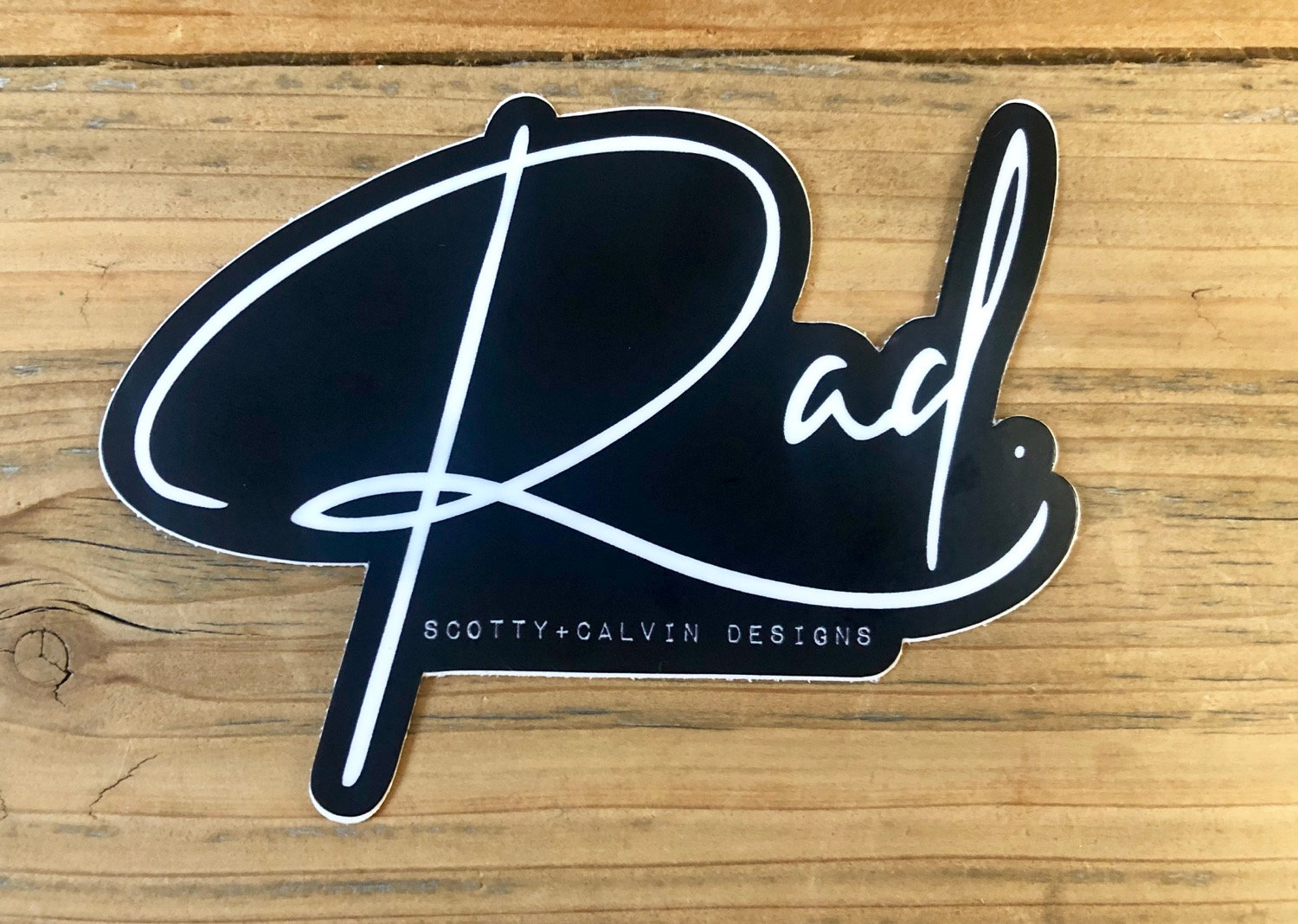 Rad Sticker | scottycalvindesigns