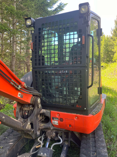 Kubota Excavator Glass Guard KX-033-4, KX-040-4, KX-057-4 U35-4, U55-4 ...