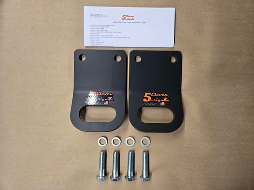 Kubota L & MX Series Front Tie Down Loops | 5Eleven Designz, LLC