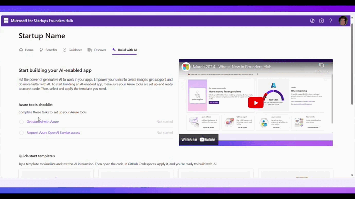 MICROSOFT FOR STARTUPS: HERRAMIENTAS DE IA PARA FACILITAR Y ESTIMULAR EL DESARROLLO DE SOLUCIONES
