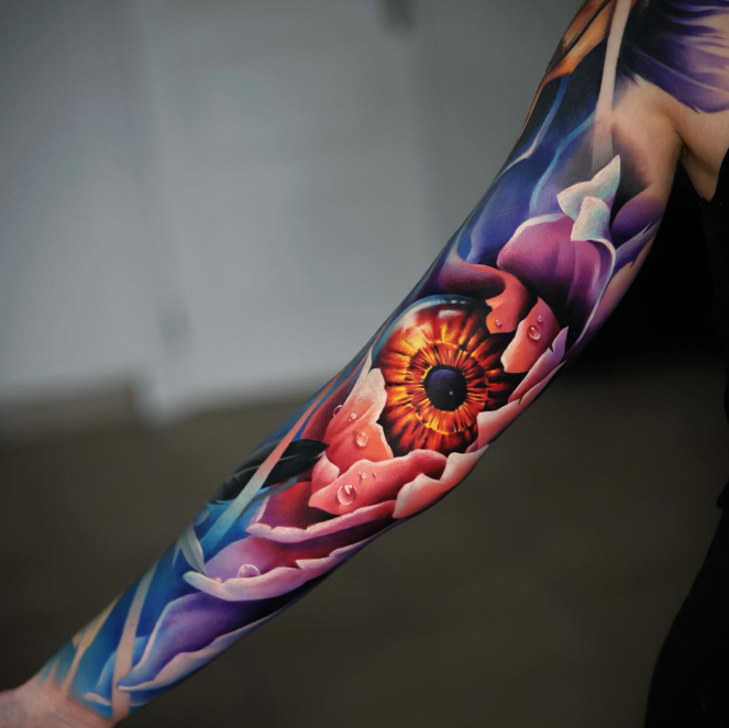 Mens Sleeve Tattoo Designs In London | Straight Lines Tattoo ...