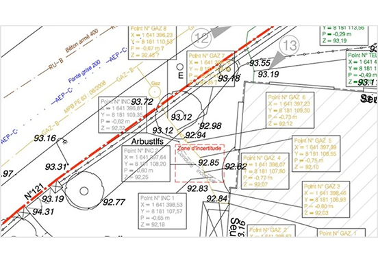 Plan topographique | Groupe Gexpertise