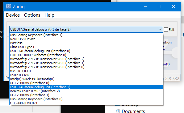 Debugging the builtin ESP32s3 debugger Debugging the builtin ESP32s3 debugger