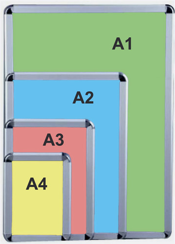 A4-A1 Silver Snap Frame | Panels World | Signage Material Supplier ...