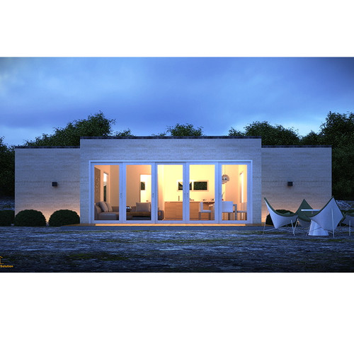 Two room prefabricated cement house casas prefabricadas ready made ...