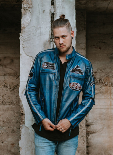 WASHINGTON (Blue) | TARGET LEATHER