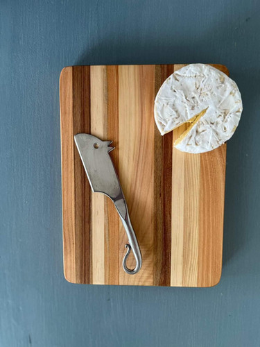 Cheese Cutting Board Made From 4 Species Of Timber Woodnbits