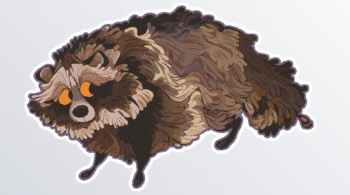 Tanuki STICKER | Caden's Art