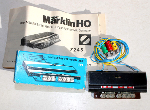 MARKLIN HO 7245 RELAIS UNIVERSEL INTERRUPTEUR DISTANCE COMMANDE TRAIN ...
