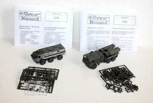 ROCO MINITANKS HO - LANCE FUSEES 110 SF 2 + N°306 TPZ1 CHAR BLINDE DE ...