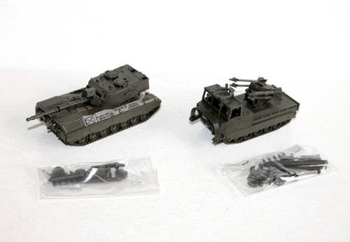 ROCO MINITANKS HO N°257 LEOPARD 1 CHAR COMBAT + N°515 M548 LANCE ...