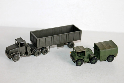 ROCO MINITANKS HO, CAMION MILITAIRE TOMBEREAU + N°389 M561 GAMA COAT US ...