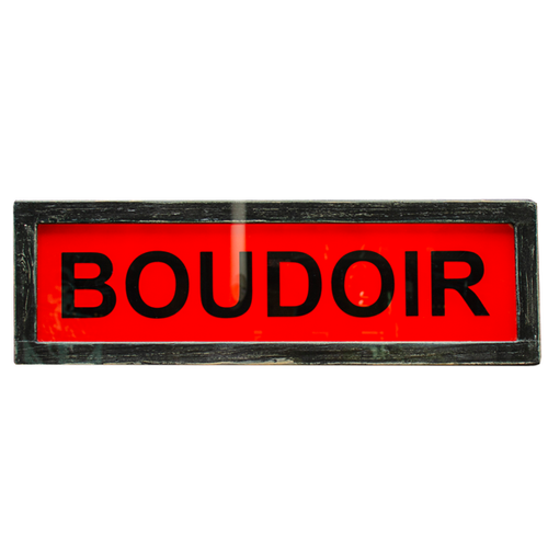 Boudoir Illuminated Sign | Riddingandwynn