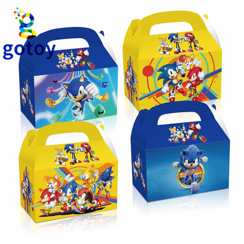 12pcs Sonic Party Candy Gift Box Pack candy boxes | Nzgotoy