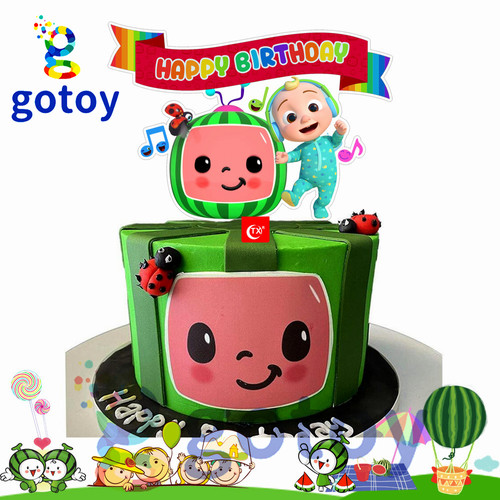 Coco melon acrylic cake topper cake decoration | Nzgotoy