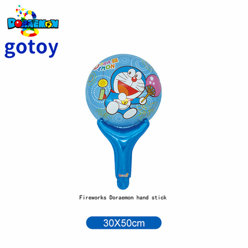 Doraemon Handheld Party Balloon - Fun Design (40 x 22 cm) | Nzgotoy