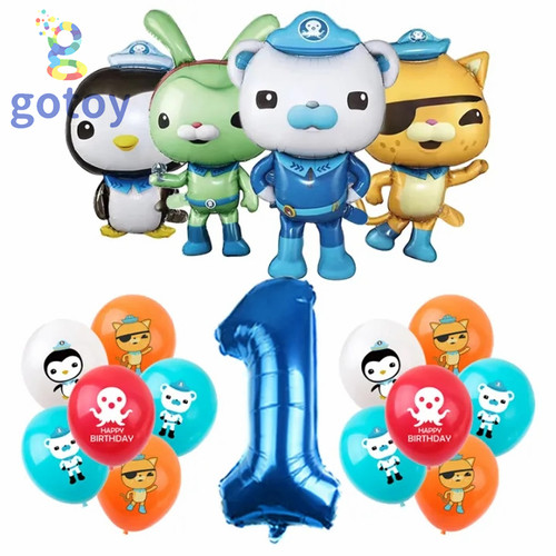 17pcs Octonauts Number Balloon | Nzgotoy