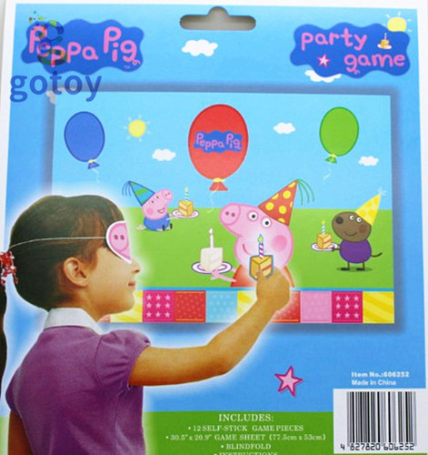 Peppa Pig Party Nose Sticker Game | Nzgotoy