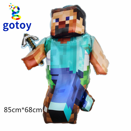 Minecraft Foil Balloon Display (Air Filled and Helium) | Nzgotoy