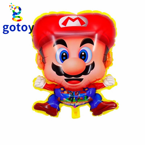 Large Super Mario Foil Balloon Display (Air Filled and Helium) | Nzgotoy