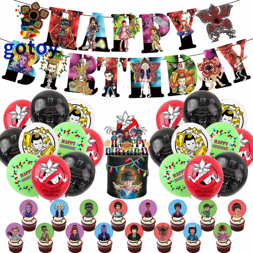 Stranger Things Birthday Party Supplies balloon set | Nzgotoy