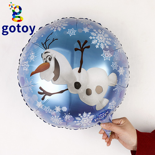 18 inch Frozen Foil Balloon Display (Air Filled and Helium) | Nzgotoy