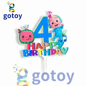 4th Coco melon acrylic cake topper cake decoration | Nzgotoy