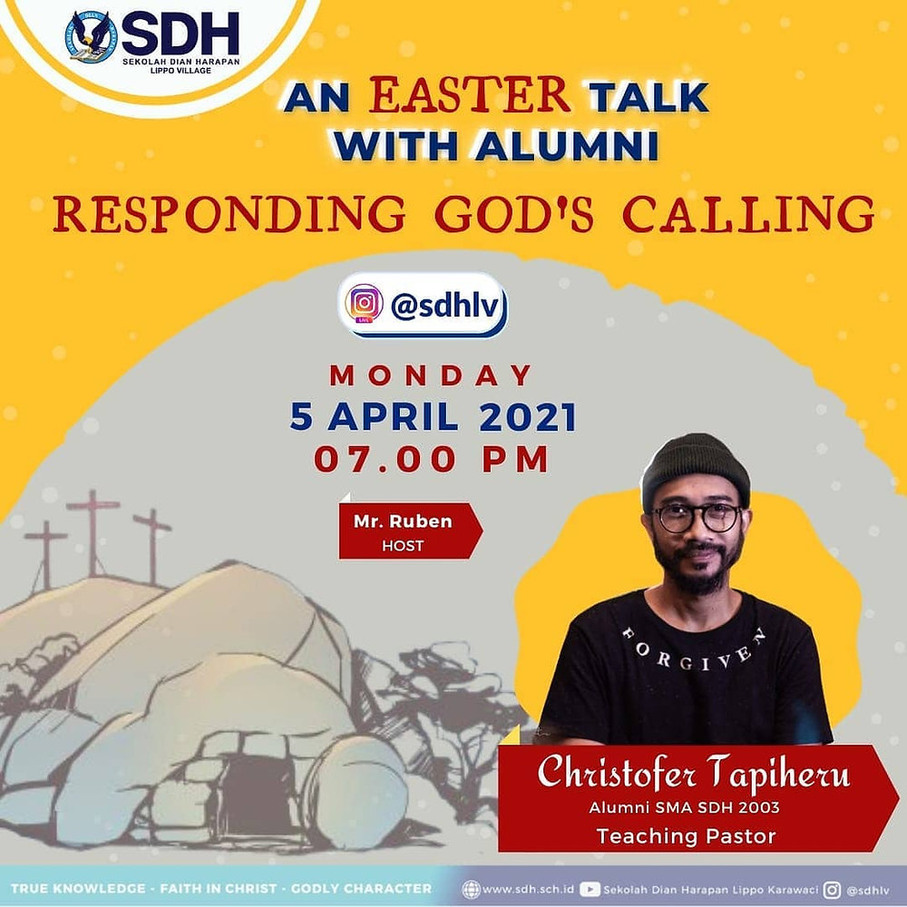 Easter Talk with Alumni SDH Lippo Village