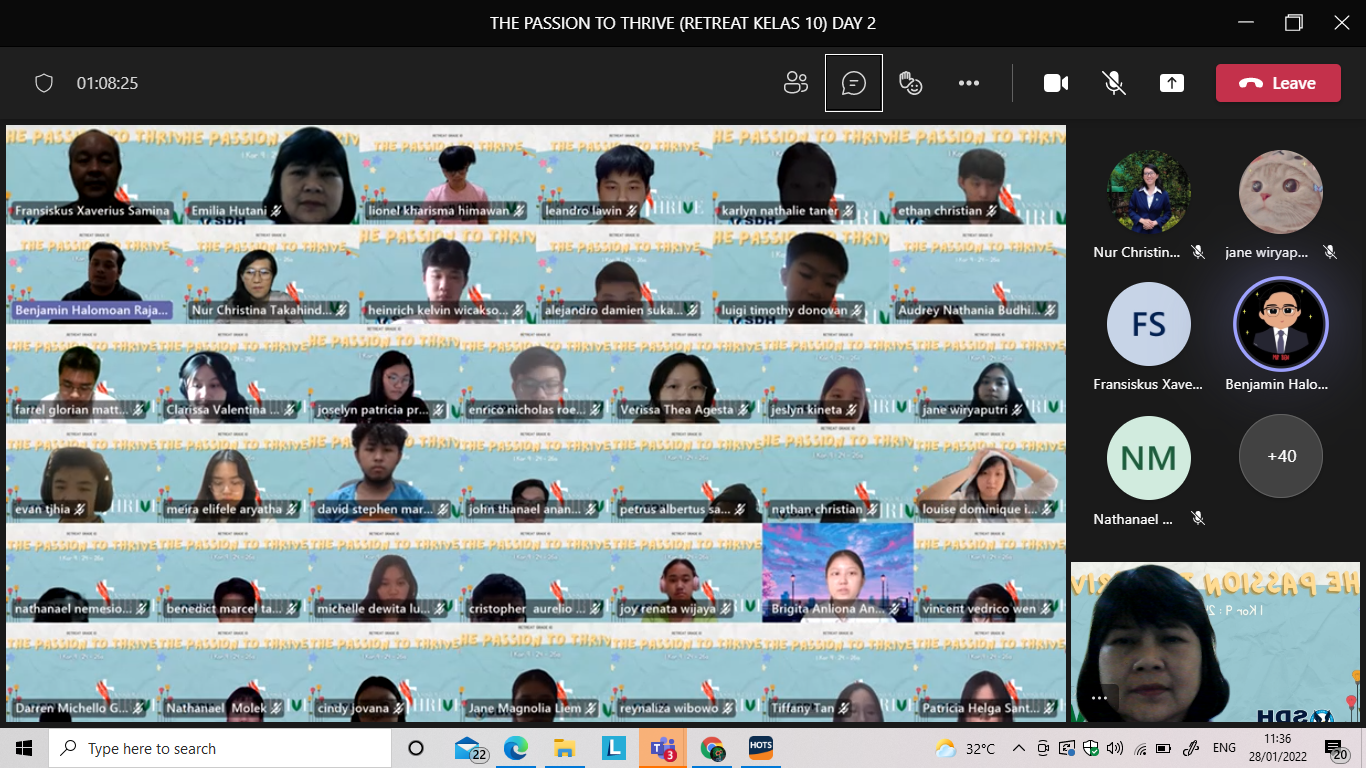 PENGENALAN DIRI: Retreat Siswa 2022 SDH Lippo Village