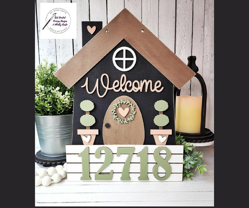 Personalized Welcome House Sign Kit! | Wholly Rustic