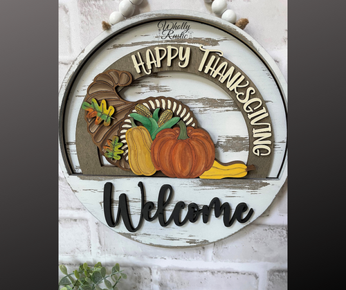 Happy Thanksgiving Chippy Interchangeable Kit! | Wholly Rustic