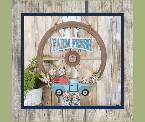 Farm Fresh Interchangeable Wagon Wheel Kit! | Wholly Rustic